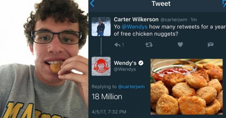 Nugget Boy, il gagne un an de nuggets grâce au tweet le plus partagé au ...